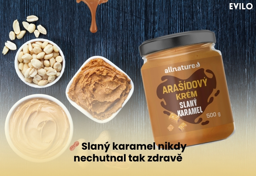 🥜 Slaný karamel nikdy nechutnal tak zdravě | Dozvi se více na Evilo.cz
